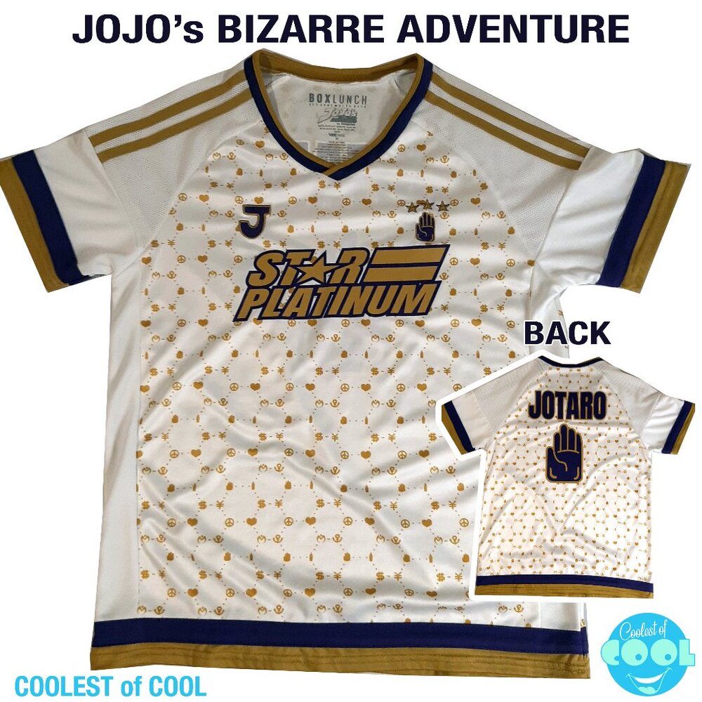 Jojo's Bizarre Adventure Star Platinum Jotaro Jersey … - Gem